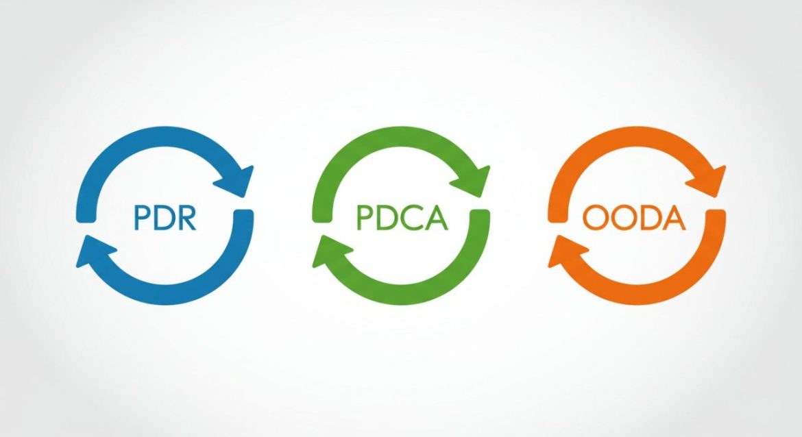 PDRサイクルと他の手法の比較｜PDCAやOODAとの違いと使い分け