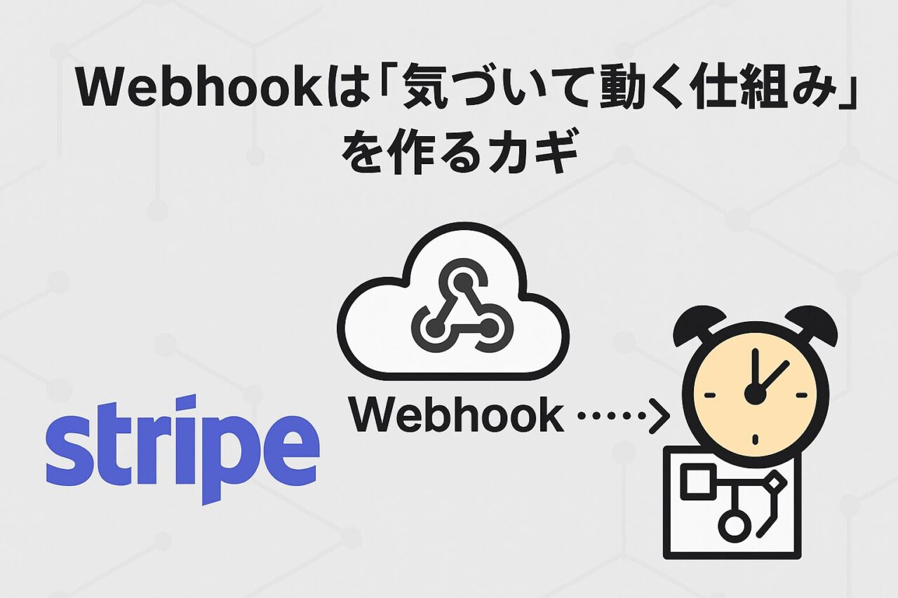 Stripe連携はまだ半分。Webhookを使うと“本当の自動化”が始まる｜Room8実例で解説